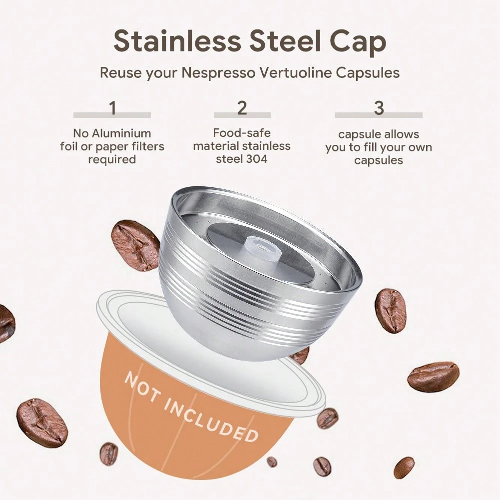 iCafilas I Cafilas Reusable Coffee Capsule Rechargeable Coffee Filters ...