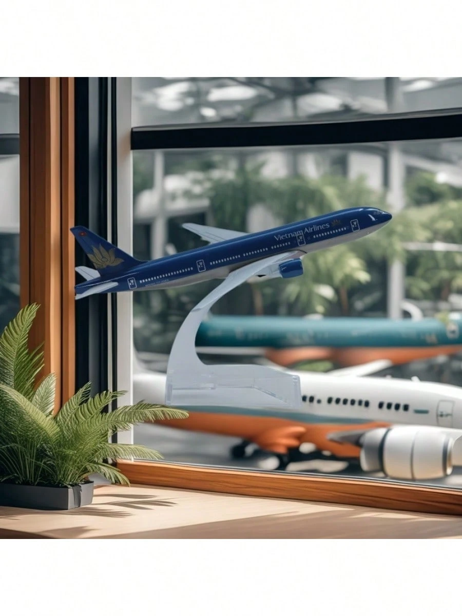 Static Model Airplane - Alloy Vietnam Airlines B737 Airplane Model ...