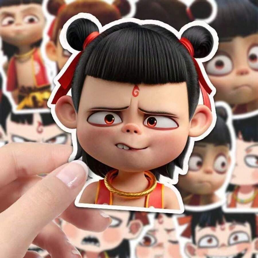 60pcs Nezha The Rebellious Son Of The Sea Movie Themed Stickers ...