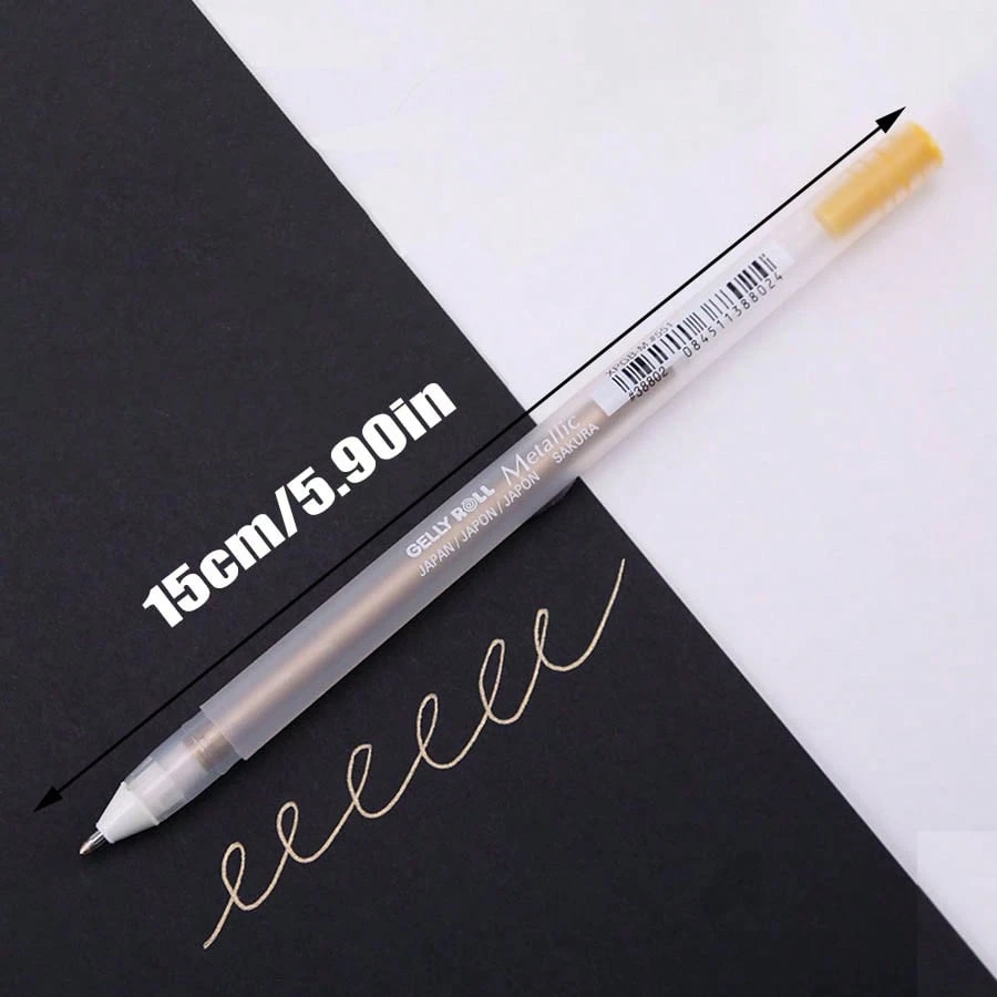 3/6pcs White SAKURA Gelly Roll Classic Brush Pens 05-08 - 10 - Pack 3 ...