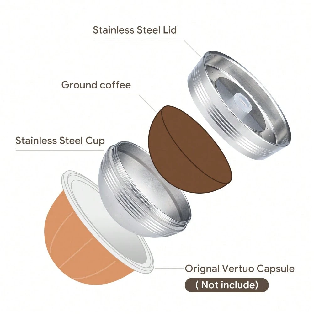 iCafilas I Cafilas Reusable Coffee Capsule Rechargeable Coffee Filters ...