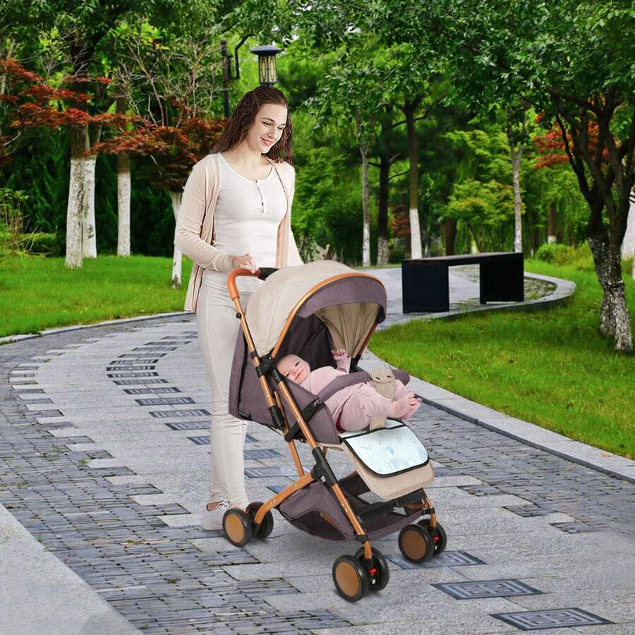 Poussette légère pliable pour bébé, Poussette Compacte Canne avec pieds ...