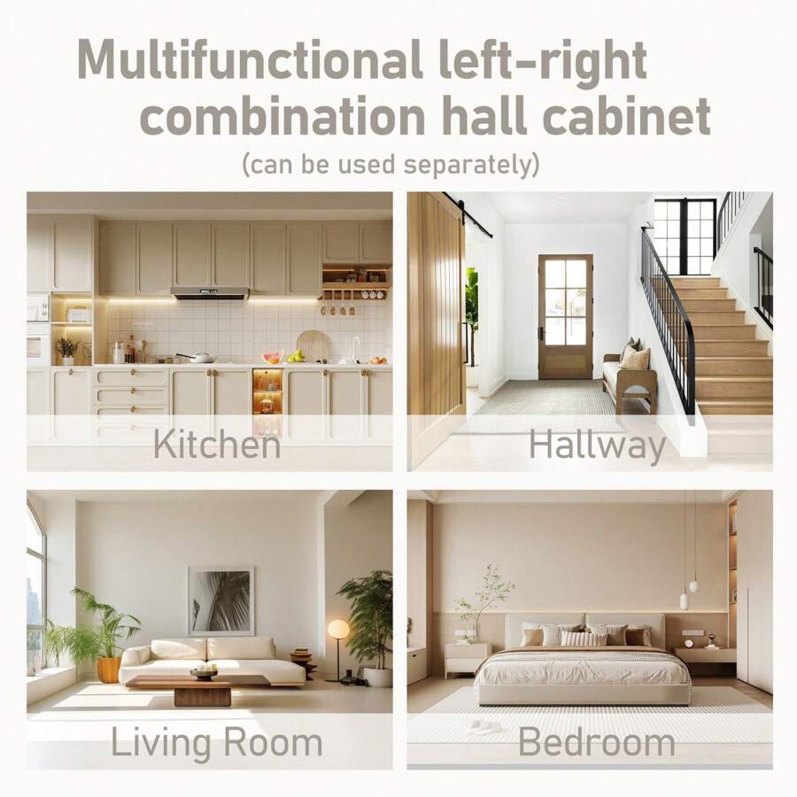 Multifunctional Left-Right Combination Hall Cabinet (Can Be Used ...
