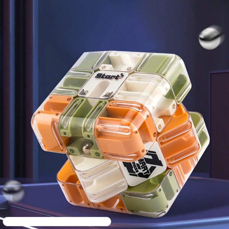 3D Maze Cube Puzzle | Colorful Interlocking Challenge Game | Ideal Birthday Party Favor. for ...