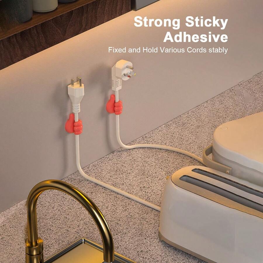 30pcs Self-Adhesive Detachable Cable Hooks, Non-Damaging Cable ...