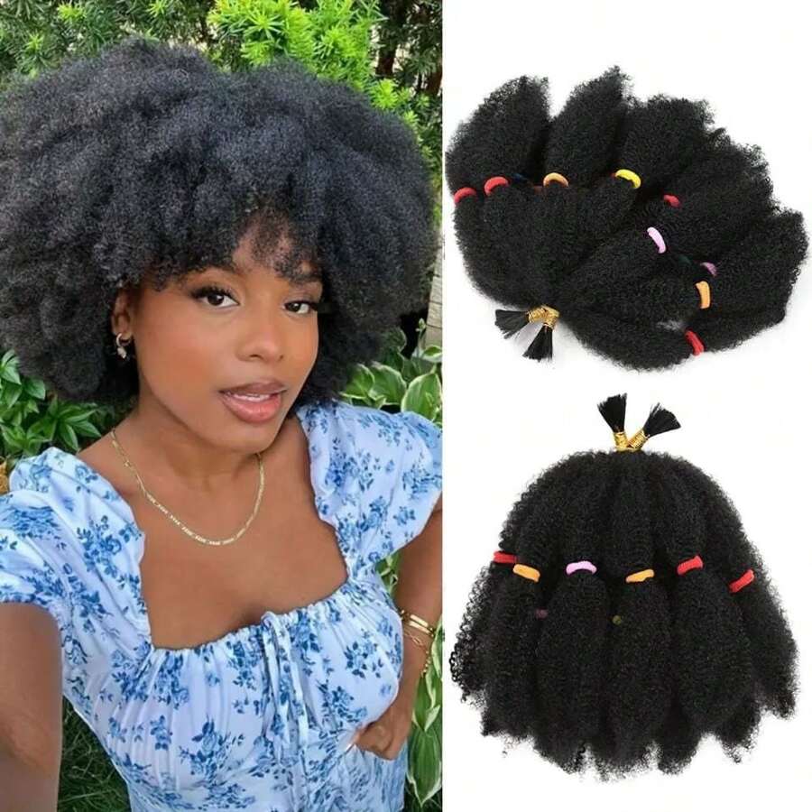 Afro Kinky Hair 12 Inch 1 Pack Pre Stretched Afro Kinky Twist Hair Afro ...