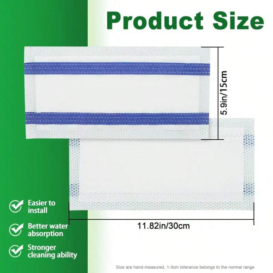 Wet Jet Spray Mop Refill Pads, Absorb And Lock Dirt, Disposable Floor ...