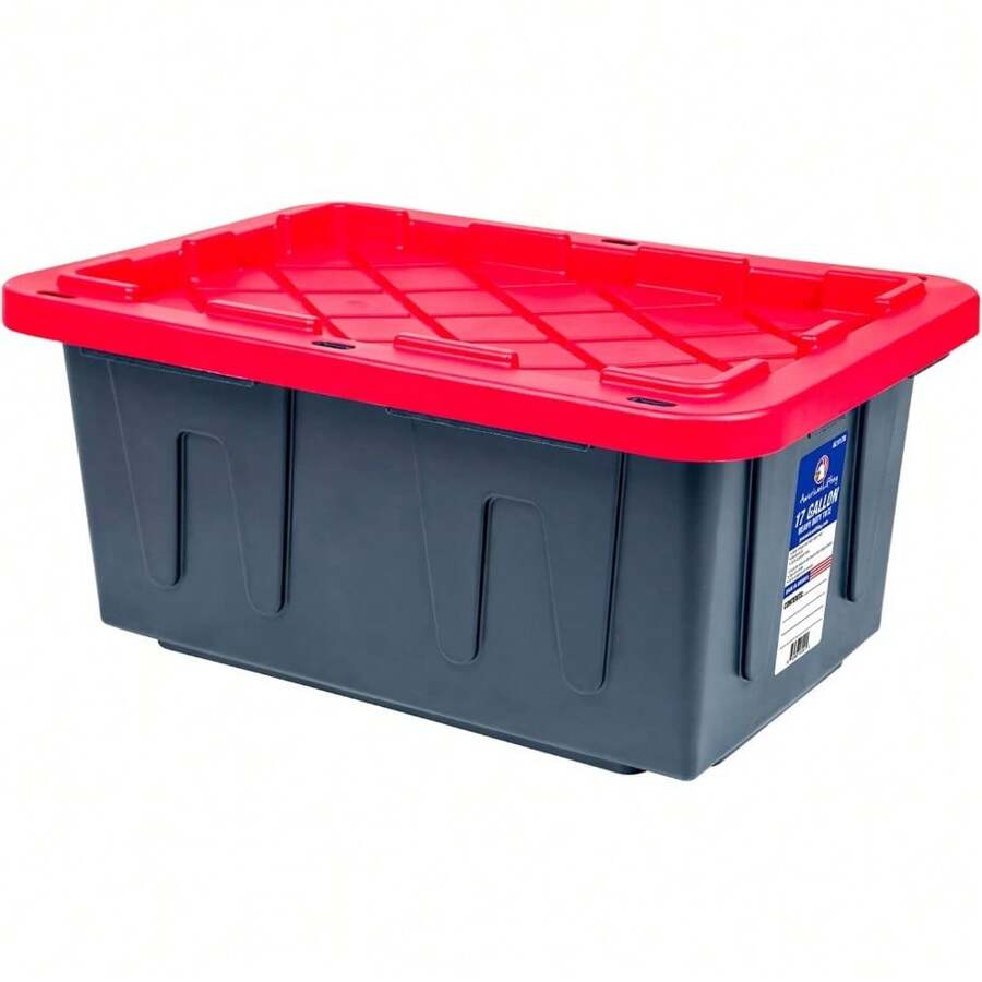 17-Gallon Storage Containers - Tough With Lids Durable Stackable - Keep ...
