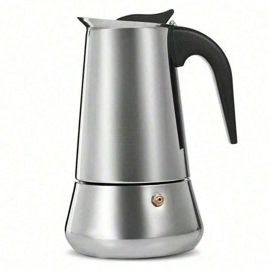 Stainless Steel Moka Coffee Pot Stovetop Espresso Maker Moka Latte ...