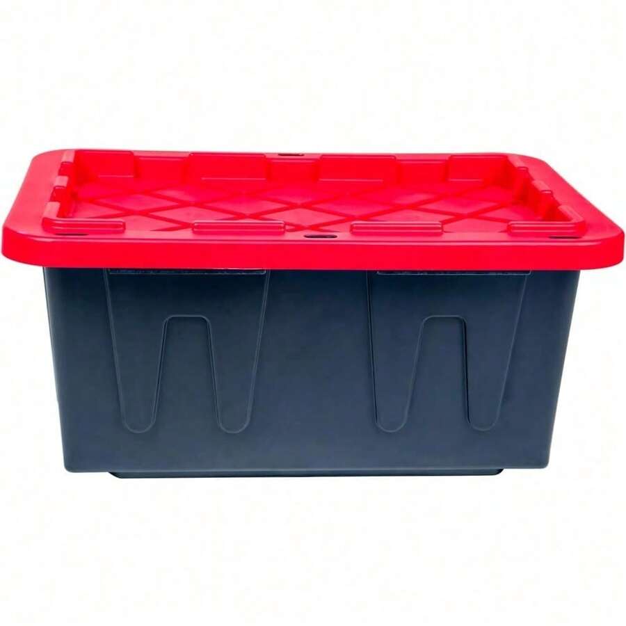 17-Gallon Storage Containers - Tough With Lids Durable Stackable - Keep ...