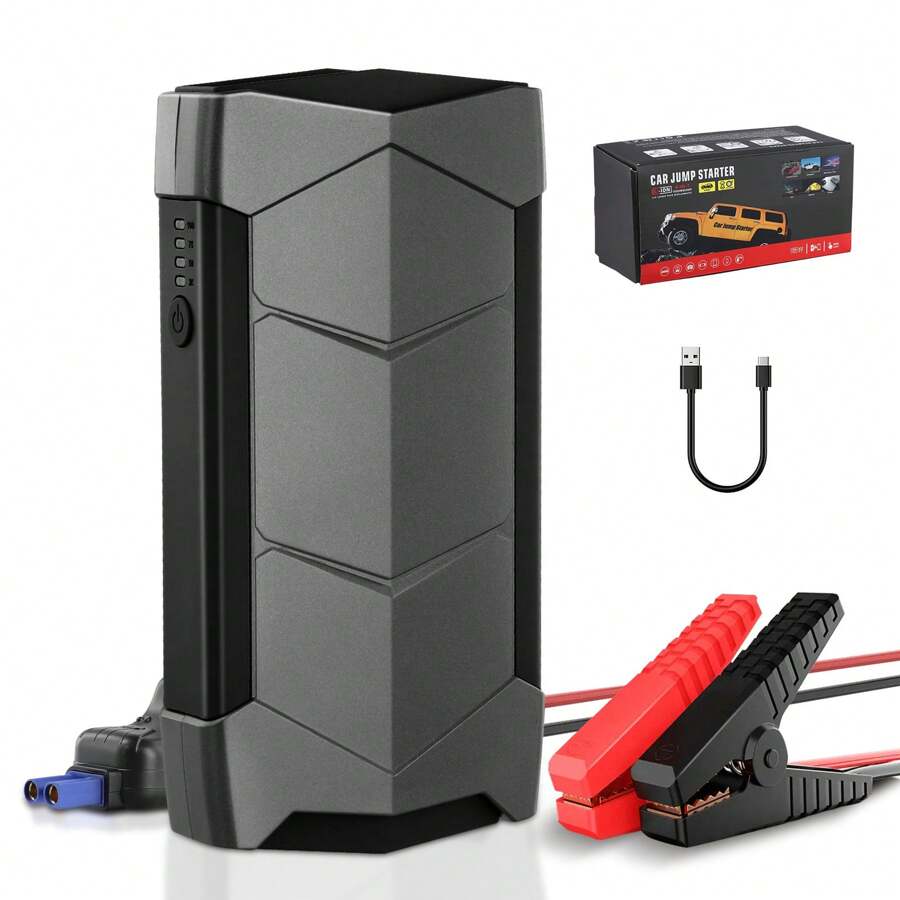 Peak Portable Car Jump Starter: All - In - One With Smart Jumper Clamps ...