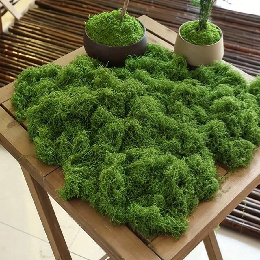 100g Artificial Simulated Moss, Simulated Moss Lawn Decor, DIY Moss ...