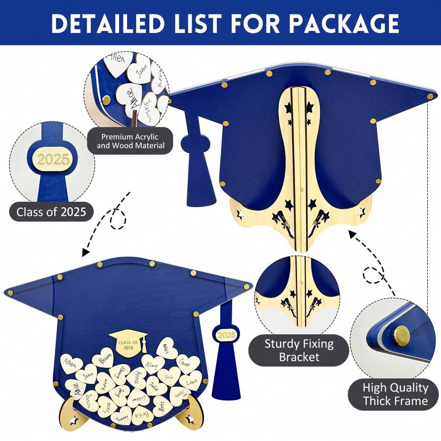 Graduation Guest Book Alternative, Class Of 2025 Graduation Decor ...