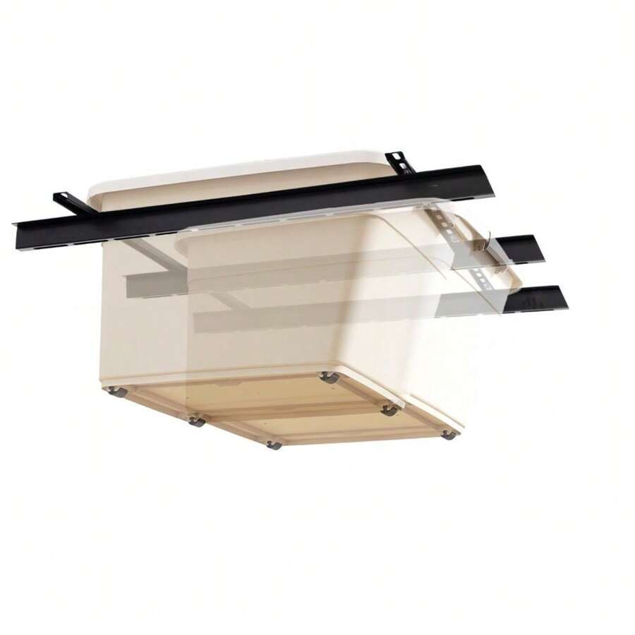 Overhead Adjustable Heavy Duty Metal Garage Ceiling Storage Shelves ...