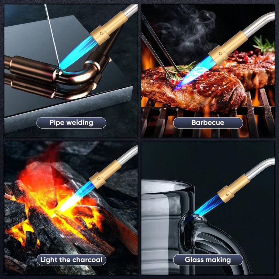 High - Intensity MAPP Propane Torch With 3 Nozzles And CGA 600 ...