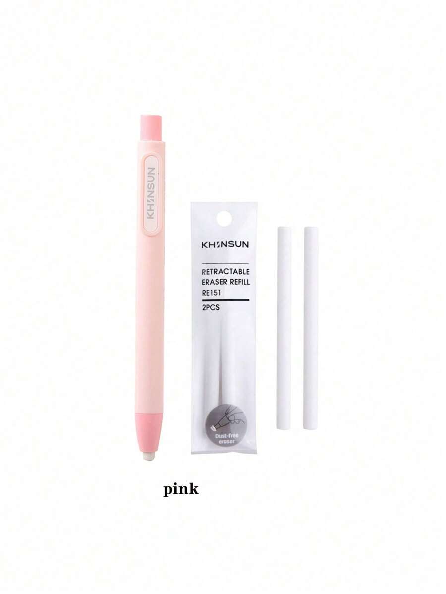 A Creative Pen Shaped Eraser With Three Replacement Cores, A Student ...