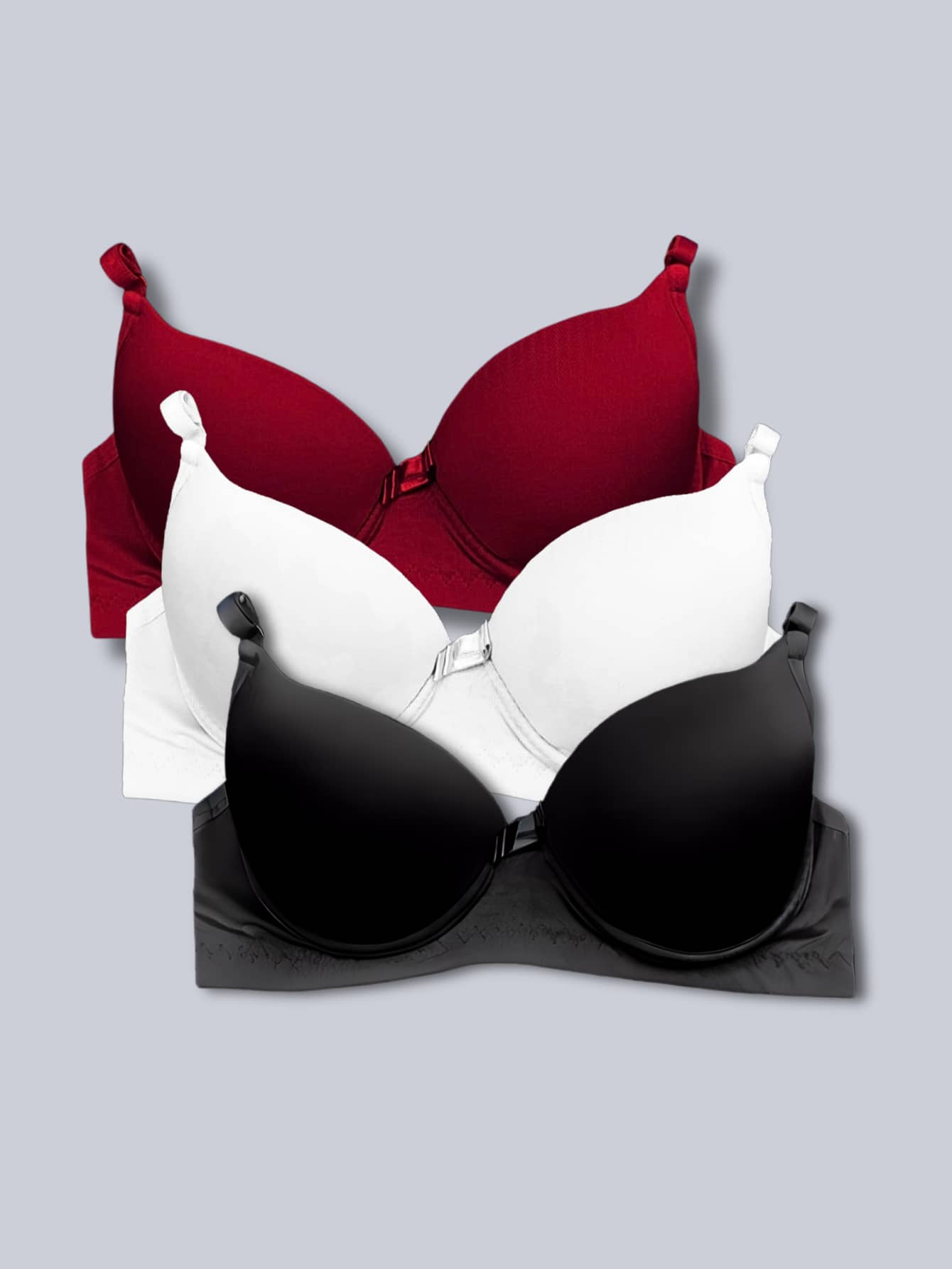 Kit Up To 03 Reinforced Bras With Elegant Cup Direct From The Factory ...