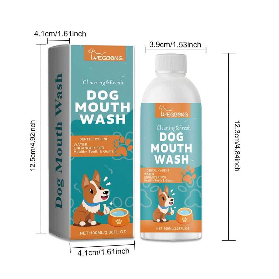 Dog Mouthwash - Maintains Pet's Oral Hygiene, Removes Tartar And Odor ...