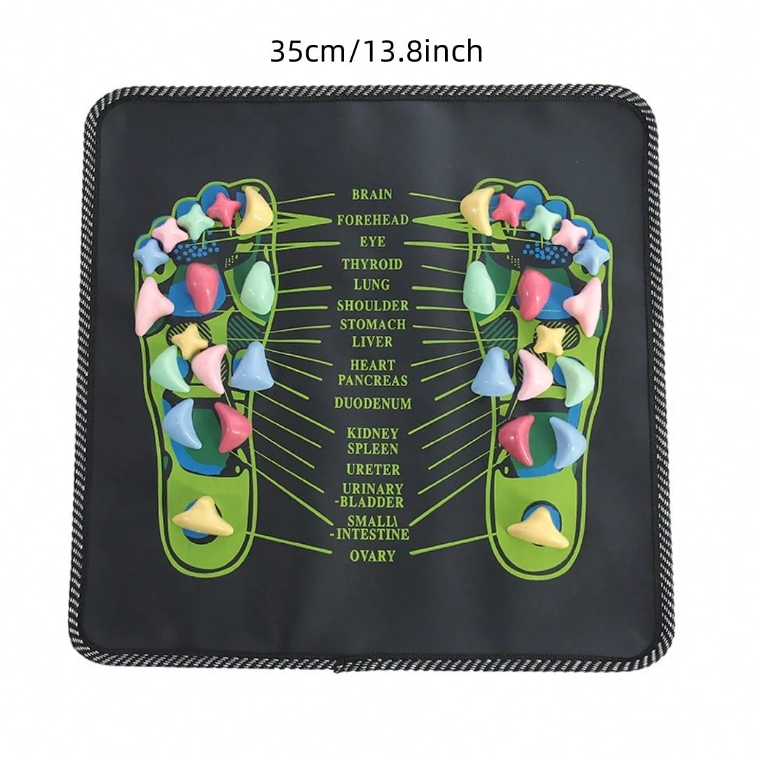 Pebble Foot Massage Mat, Foot Reflexology Mat For Health | SHEIN South ...