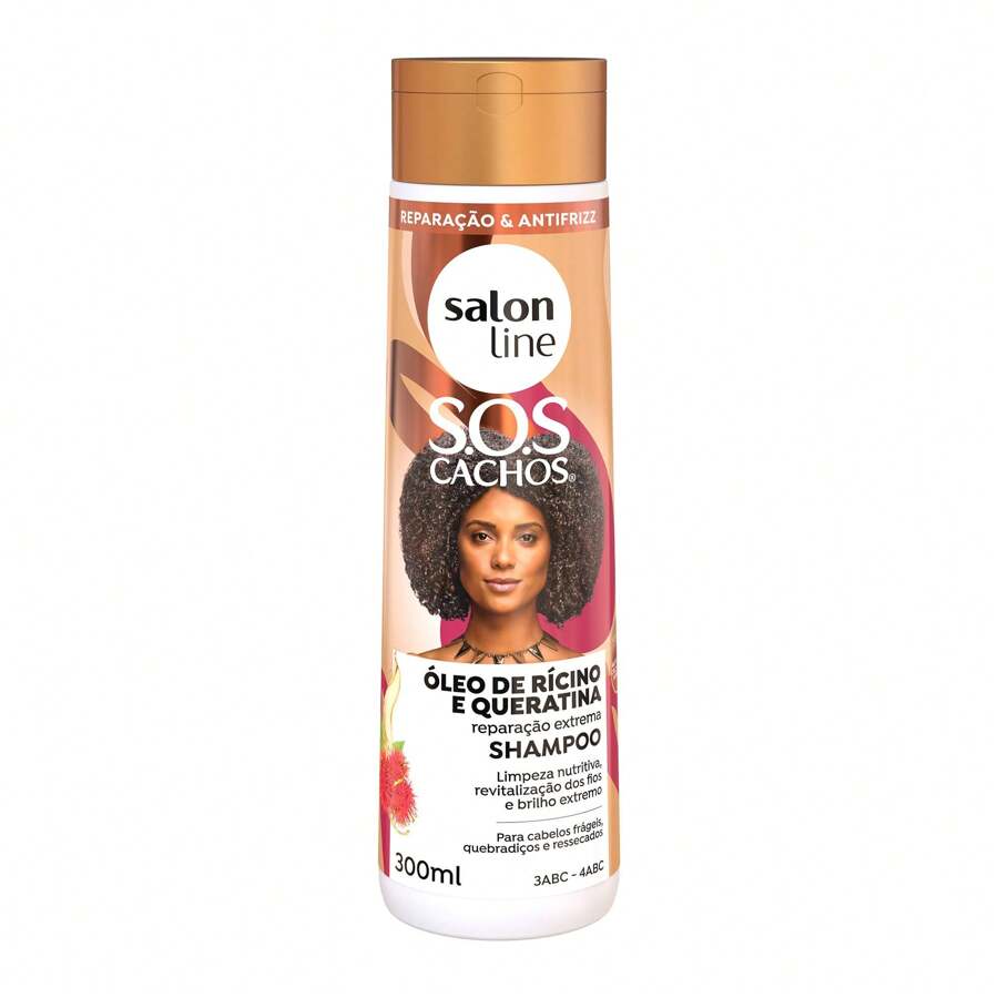 Salon Line Salon Line SOS Curls Shampoo With Castor Oil And Keratin ...