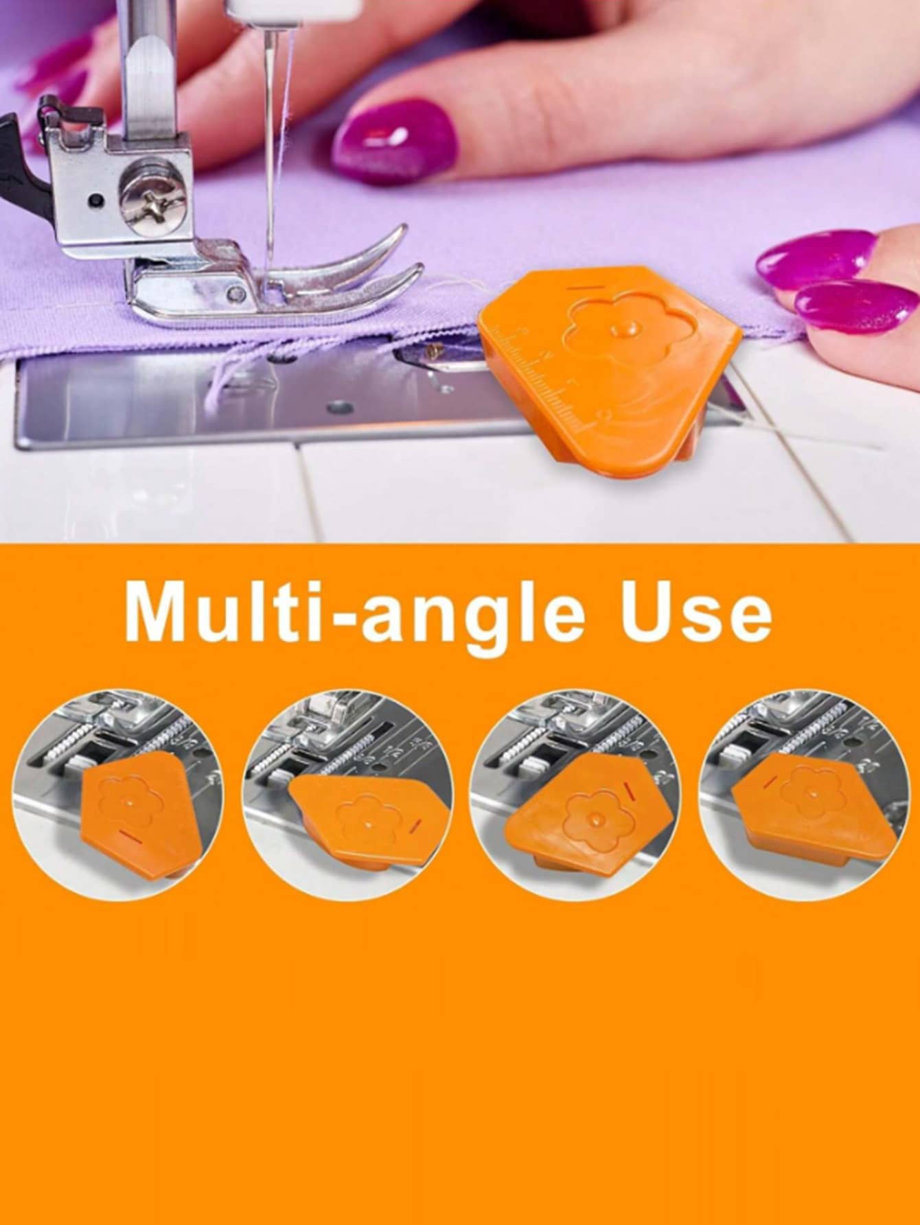 Magnetic Seam Guide For Sewing Machine, 2025 Upgraded Polygonal Seam ...