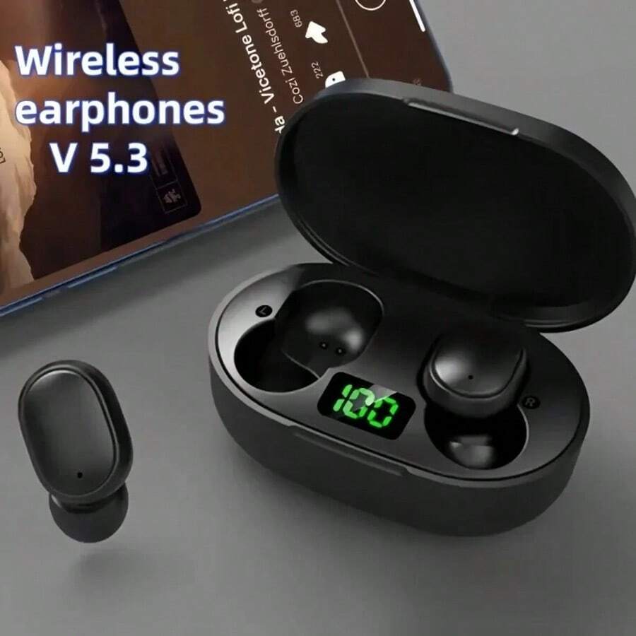 2025 TWS E6S Wireless Bluetooth Headphones Waterproof Noise Cancelling ...
