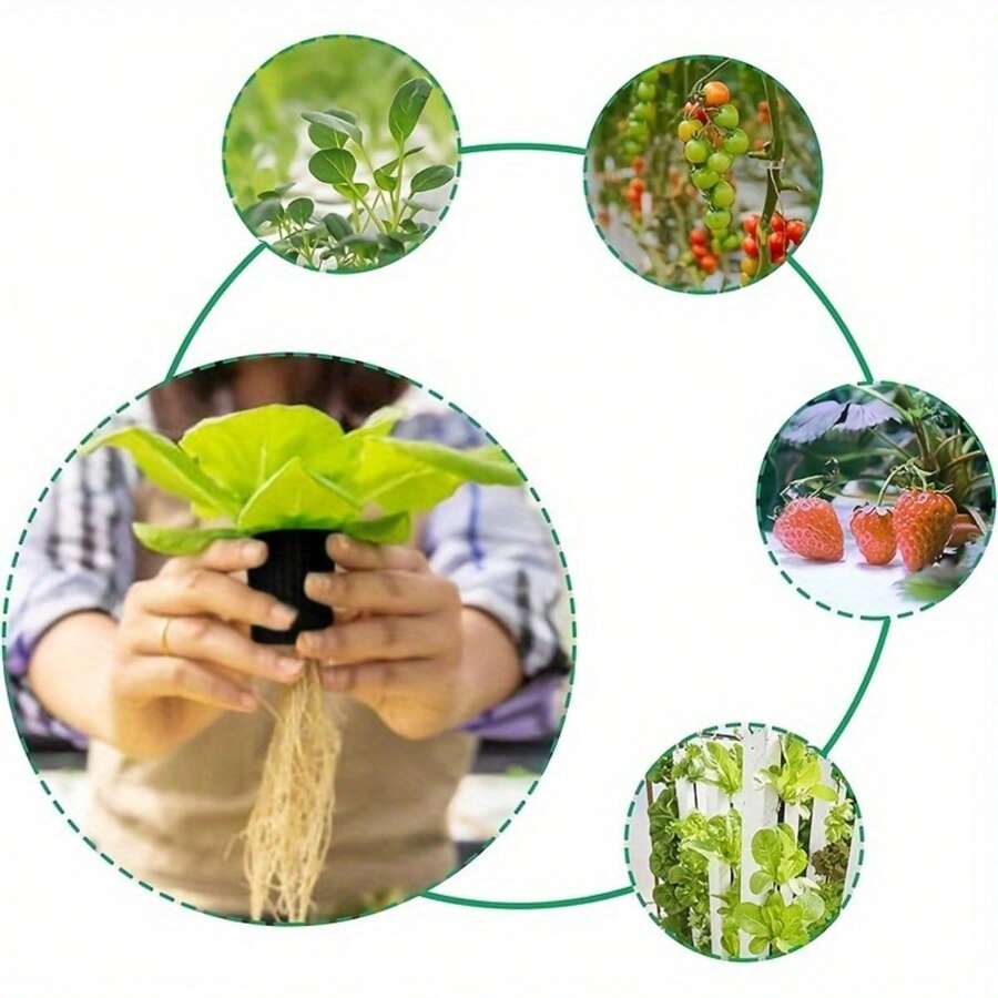 50/100pcs Heavy Duty 2" Net Pots For Hydroponics - Reusable, UV ...