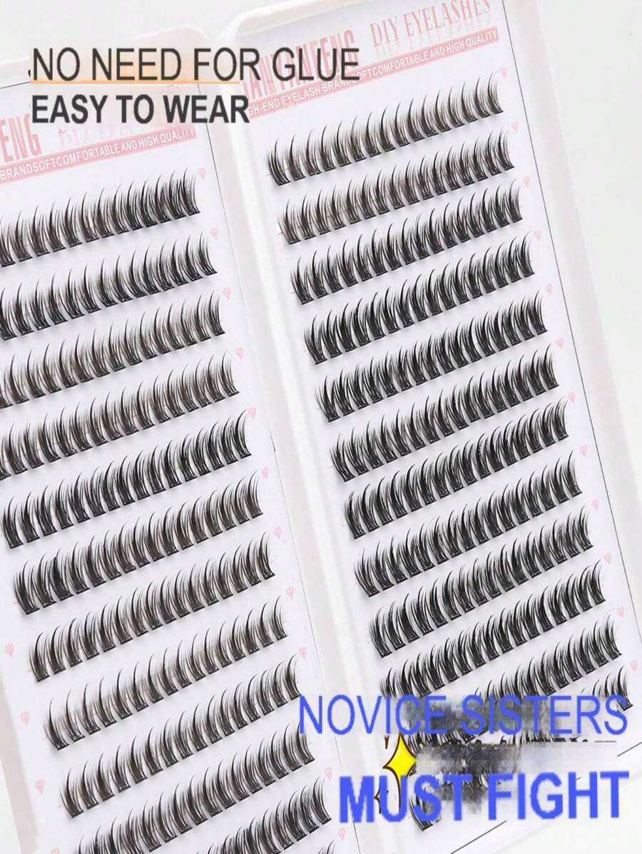 24 Pairs Extra Thick Volume False Eyelashes, Curl And Length Effect For ...