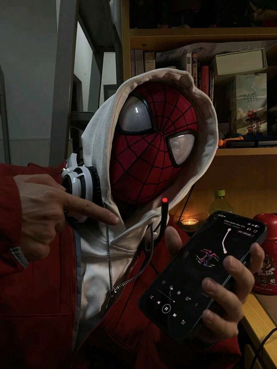 Disney Friends Club Spider-Man Head Set Adult Expedition Steel Funny ...