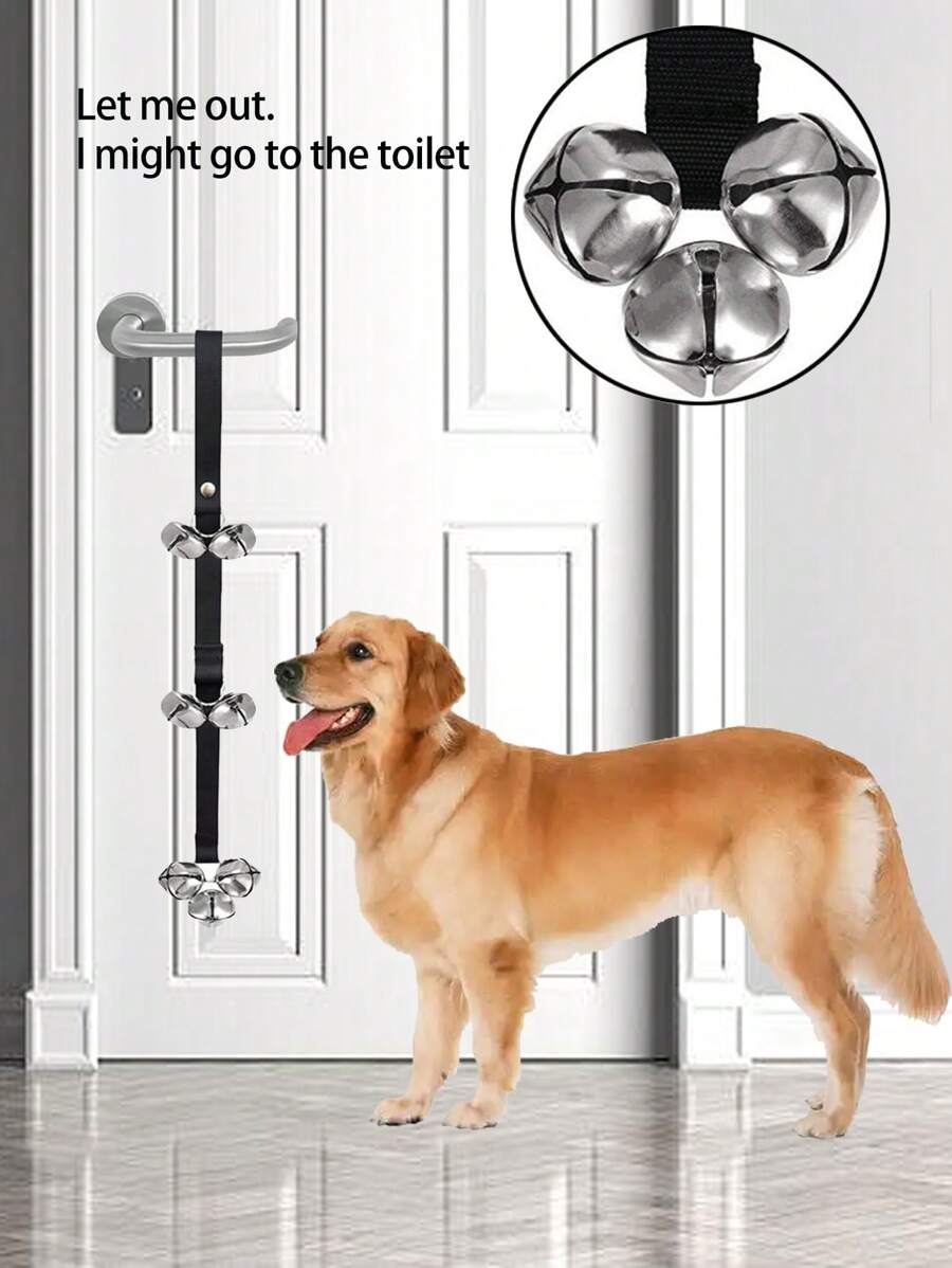 Dog Doorbell Premium Training Large Dog Bell Adjustable Doorbell Dog ...