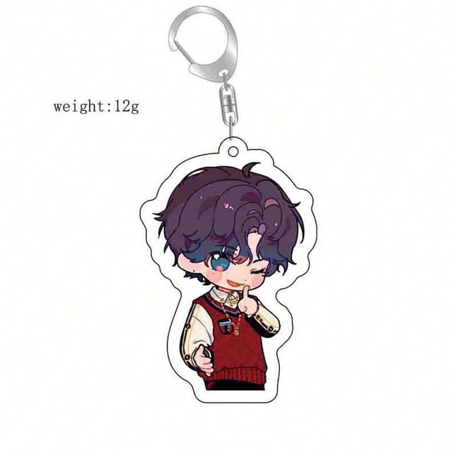 Jogo Love And Deepspace Acrílico Chaveiro Figura Zayne Rafayel Sylus ...