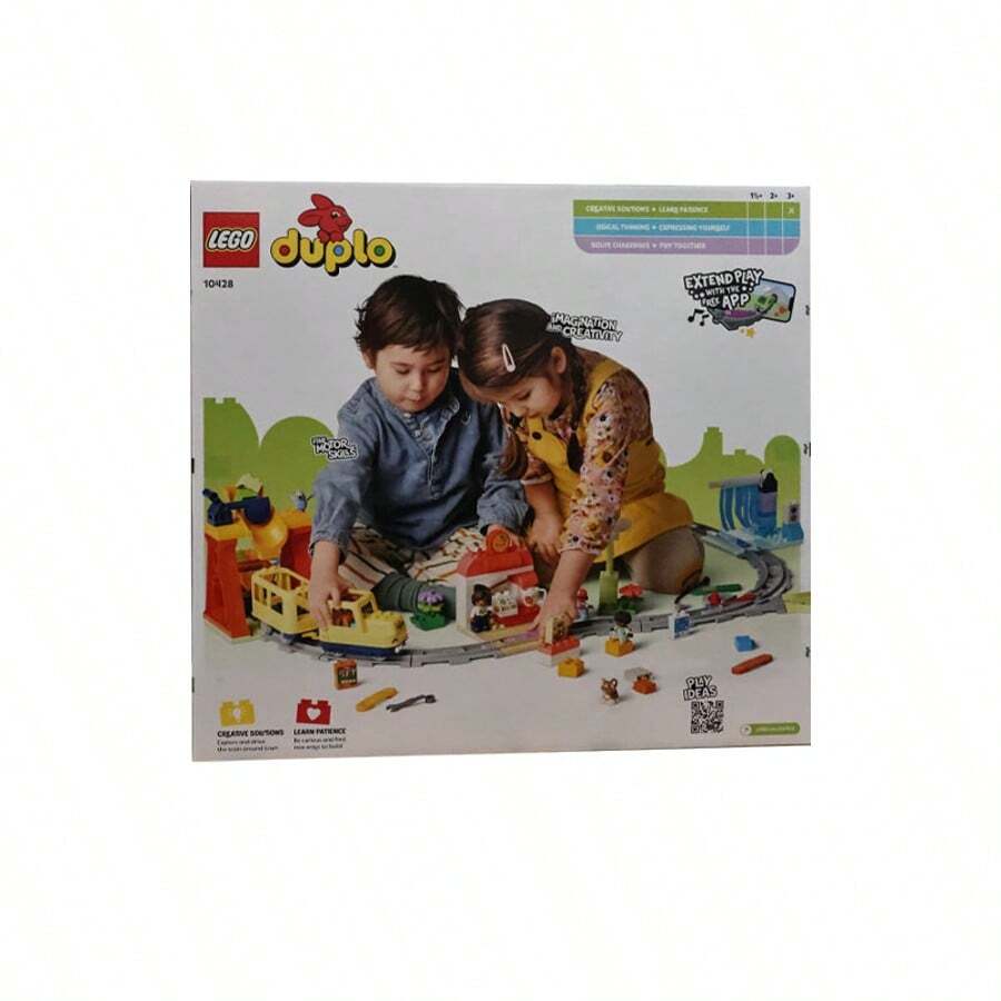 Lego 10428 فاخر الذكية مغامرة قطار مستودع سلسلة 2025 جديد تجميعها بناء كتلة اللعب شي إن