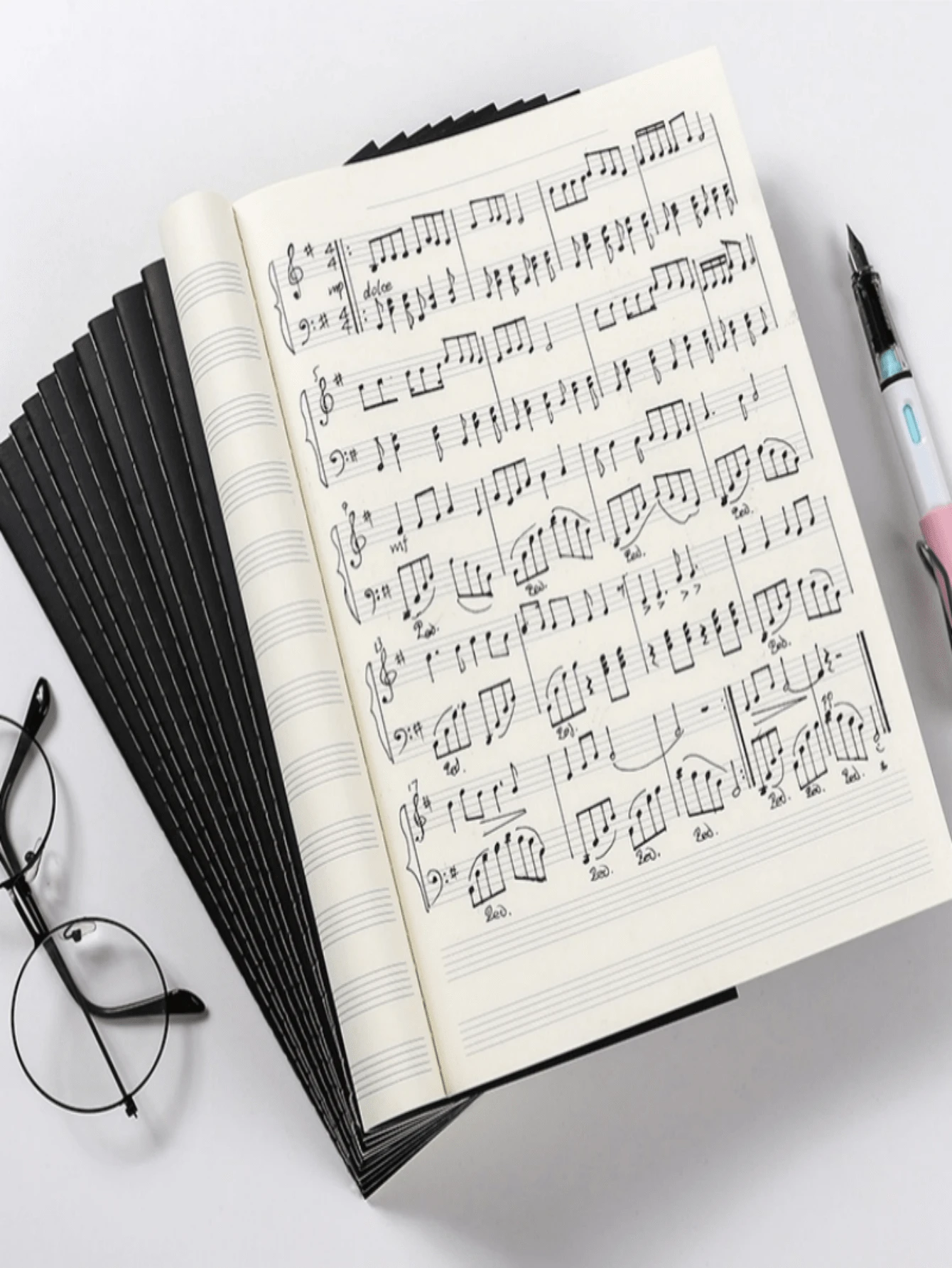 1pc High-Quality Music Composition Notebook (16/24/36 Sheets) - The ...