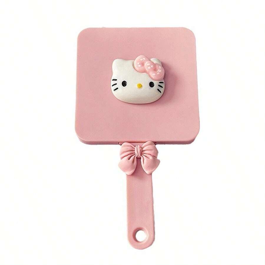 Sanrio Sanrio New 2025 Hello Kitty Cat Ear Handle Compact Mirror With ...