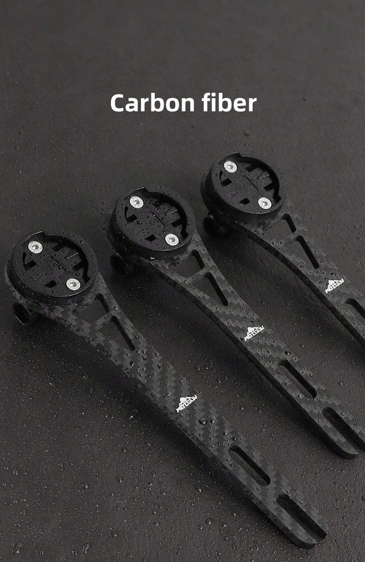 MOTSUV Carbon Fiber Road Bike Computer Mount Holder, Integrated Bicycle ...