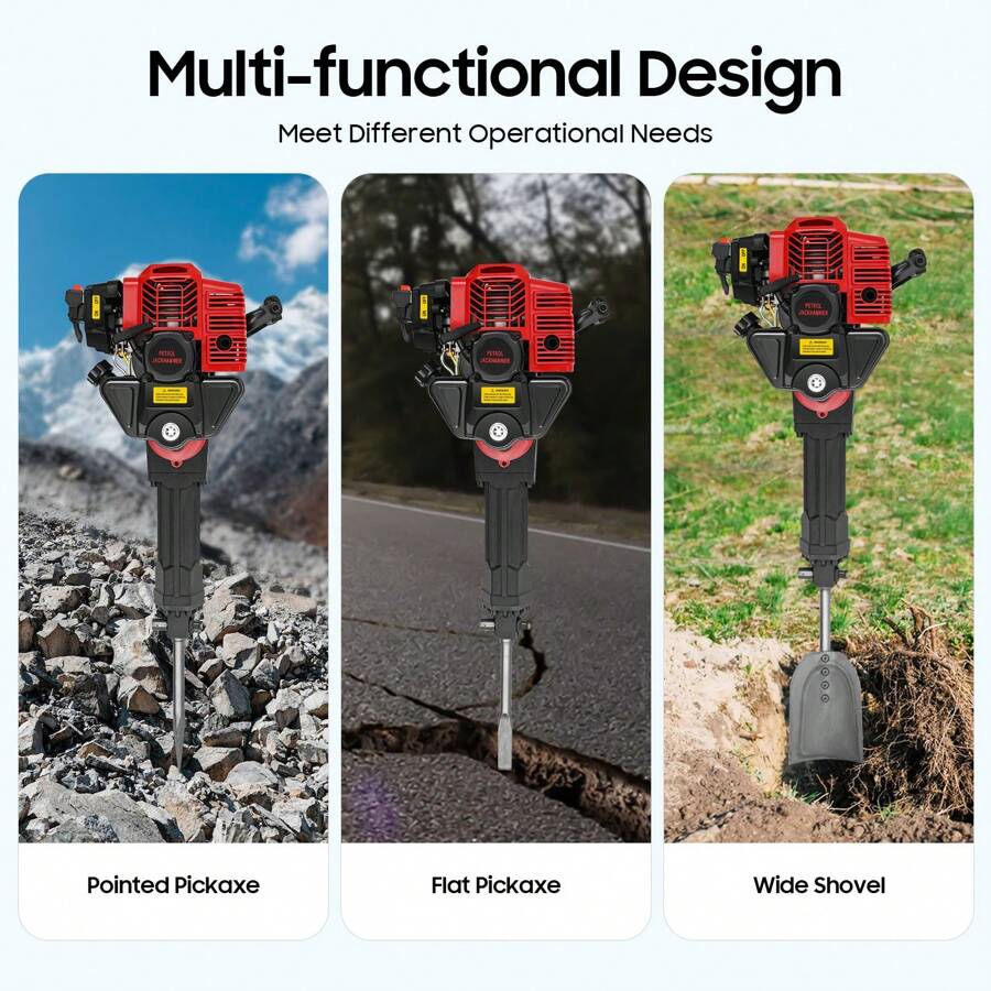 Eatssode 52CC 2-Stroke Garden Tree Digger, Tree Digging Machine ...