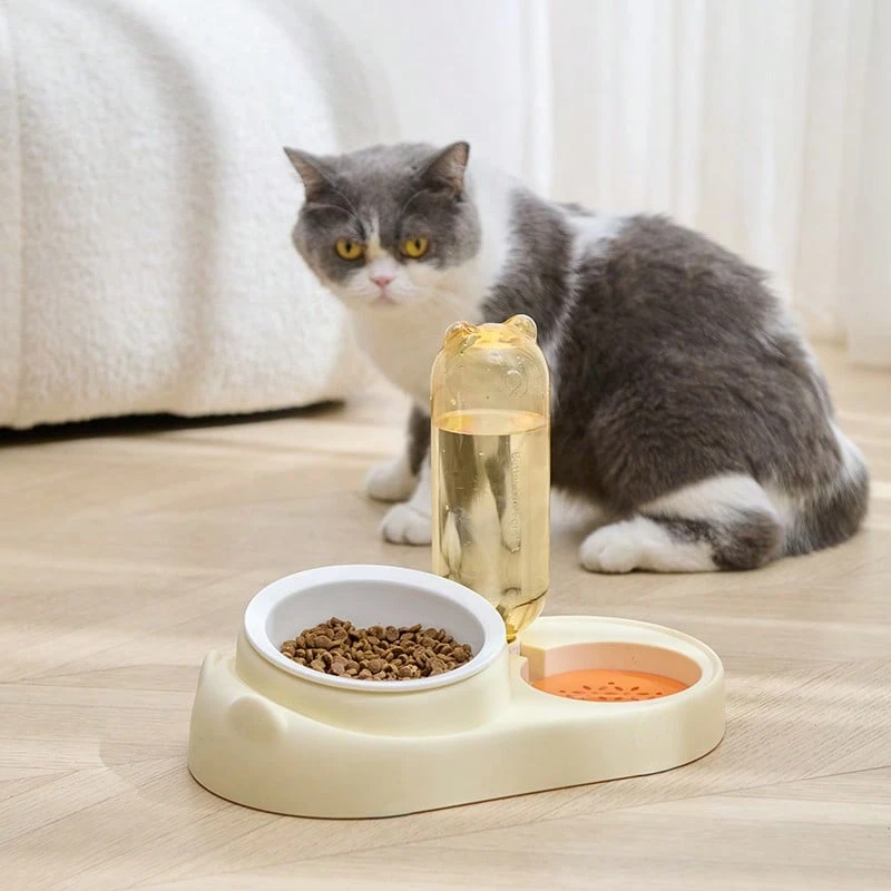 Cat Ear Shaped Food And Water Bowls, Plastic Pet Bowls | SHEIN USA