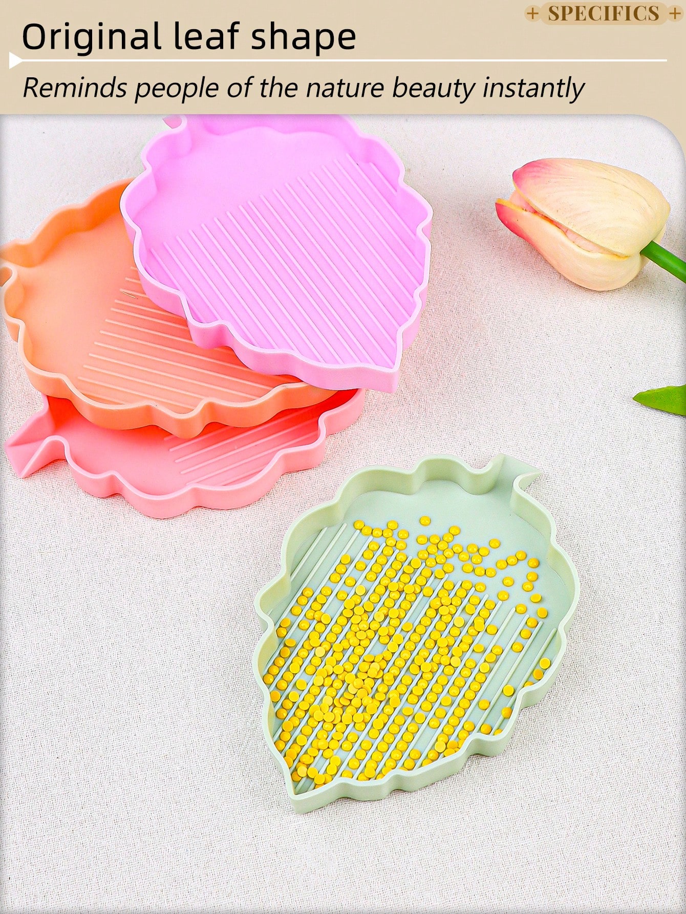 4pcs Handmade Diamond Painting Funnel-Shaped Diamond Tray, Diamond ...