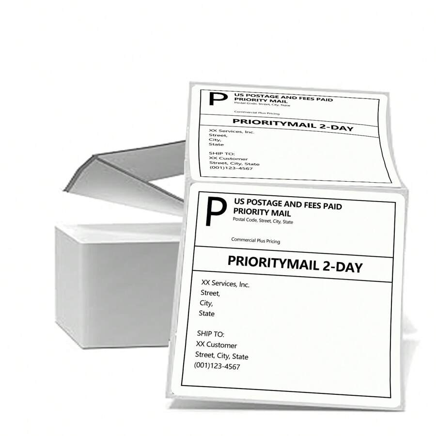 5000 Label Printing Papers, 100 * 100 Direct Thermal Transport Labels ...