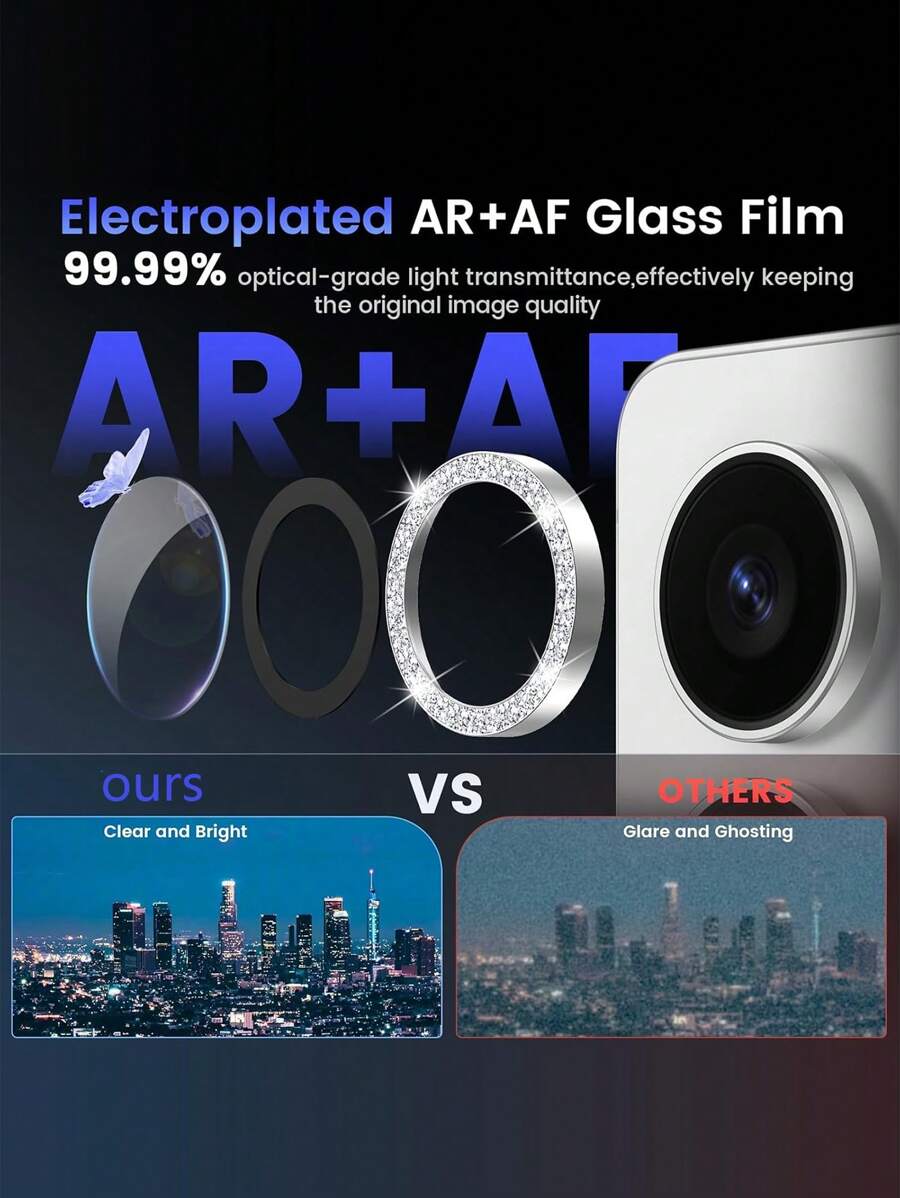 Tensea (3+2 Pcs) Camera Lens Protector For S25 Ultra 5G, 9H Tempered ...