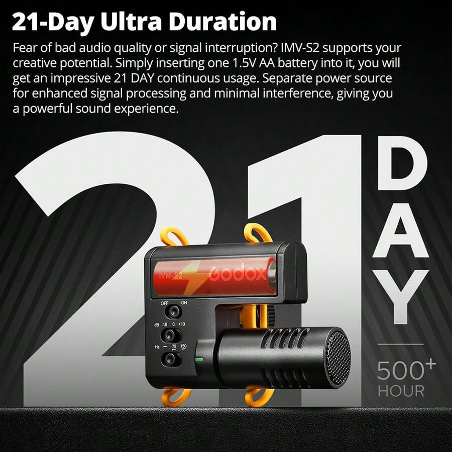 Godox GODOX IVM-S2 Compact Shot Gun Microphone For Mobile Phone Micro ...