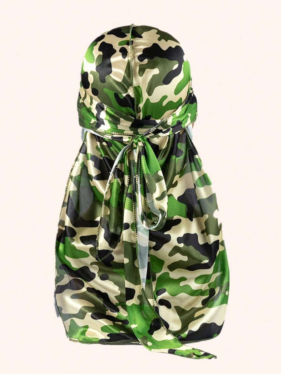 Silky Durag Pirate Cap Long Tail Headwraps For Men And Women Silky ...