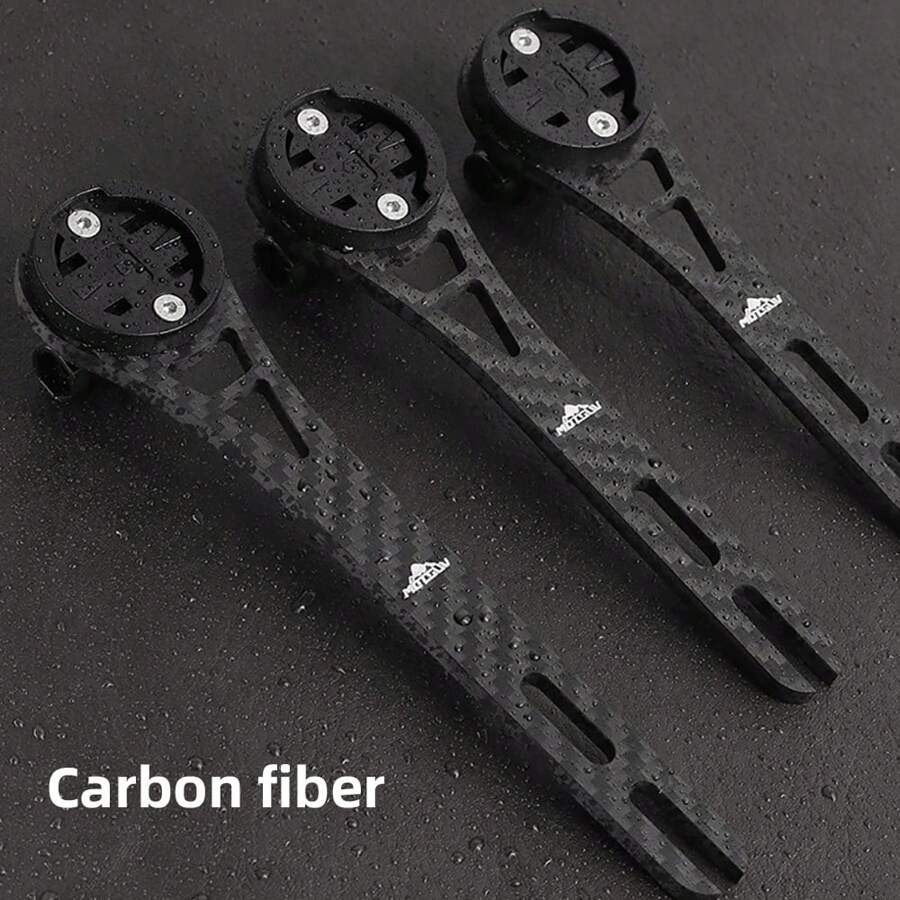 MOTSUV Carbon Fiber Road Bike Computer Mount Holder, Integrated Bicycle ...