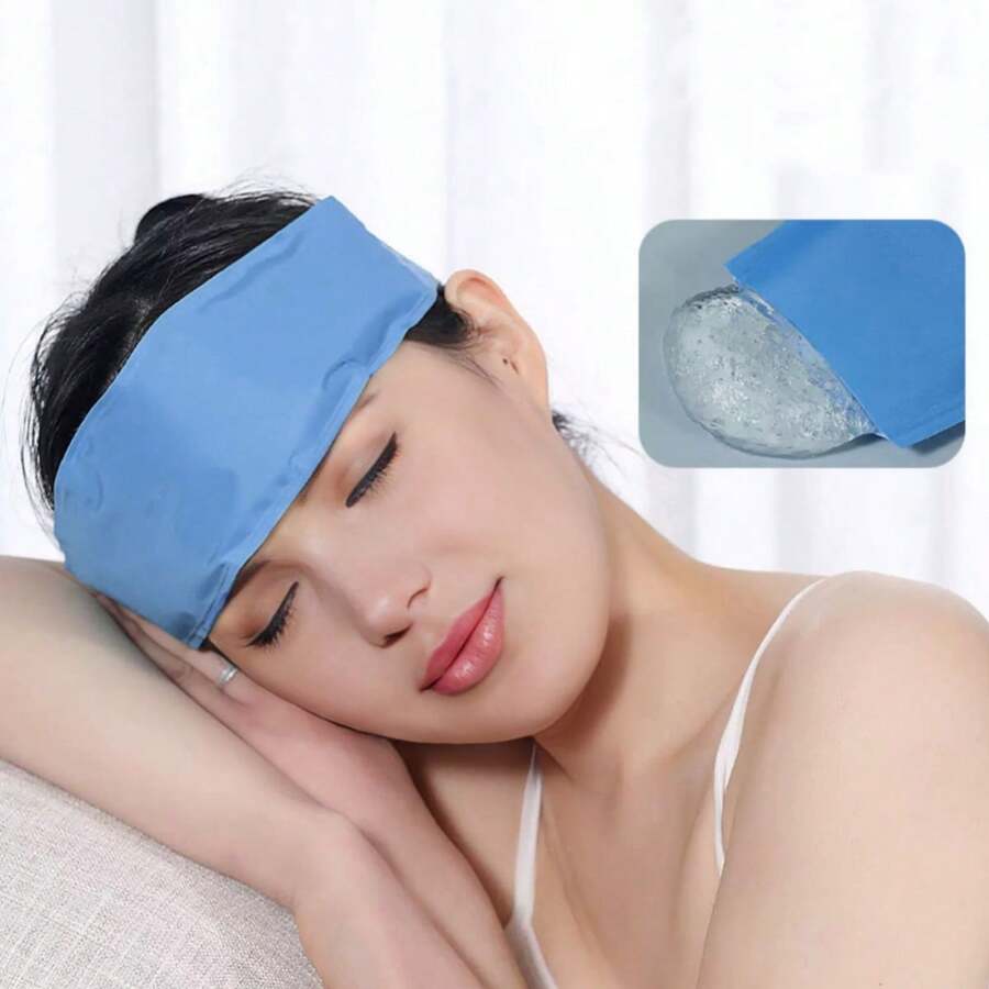Cooling Headband, Reusable Ice Pack Cooling Pad, Family Essential ...