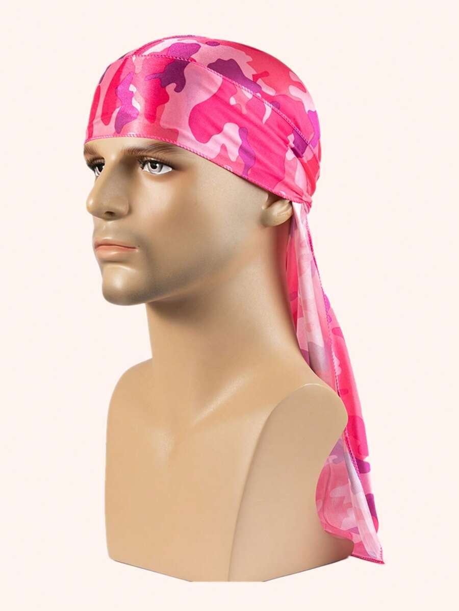 Silky Durag Pirate Cap Long Tail Headwraps For Men And Women Silky ...