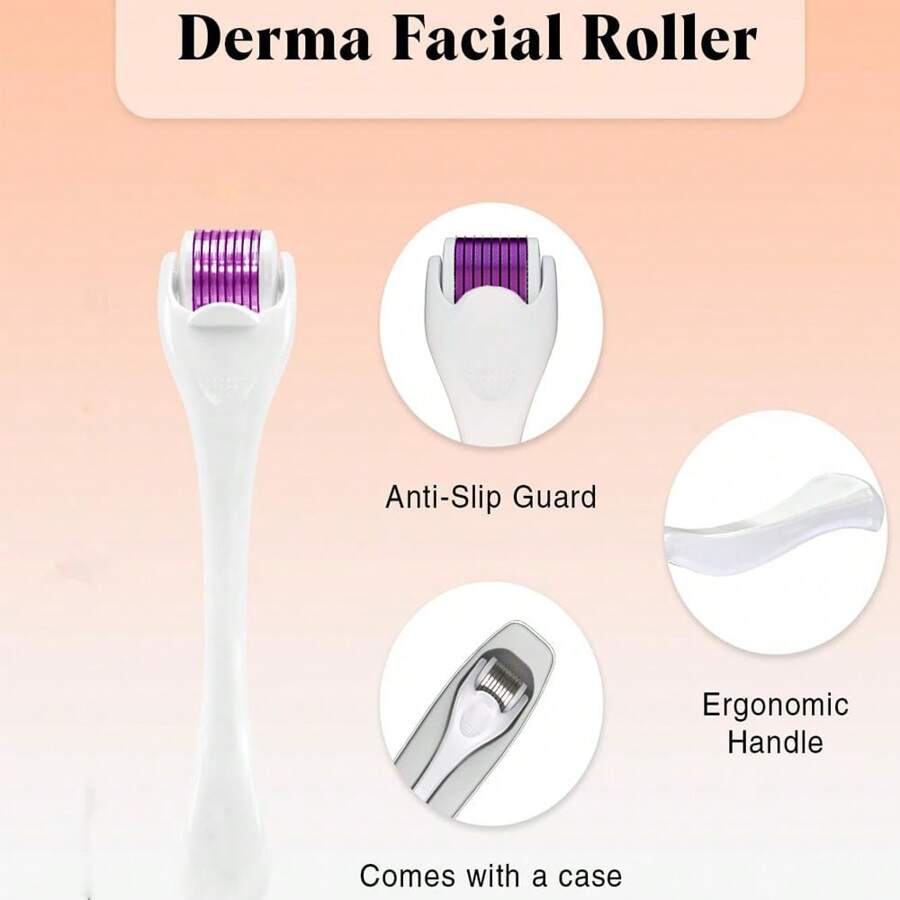 Beard And Hair Derma Roller (1Pack) By Tilcare - Sterile 540 Titanium ...