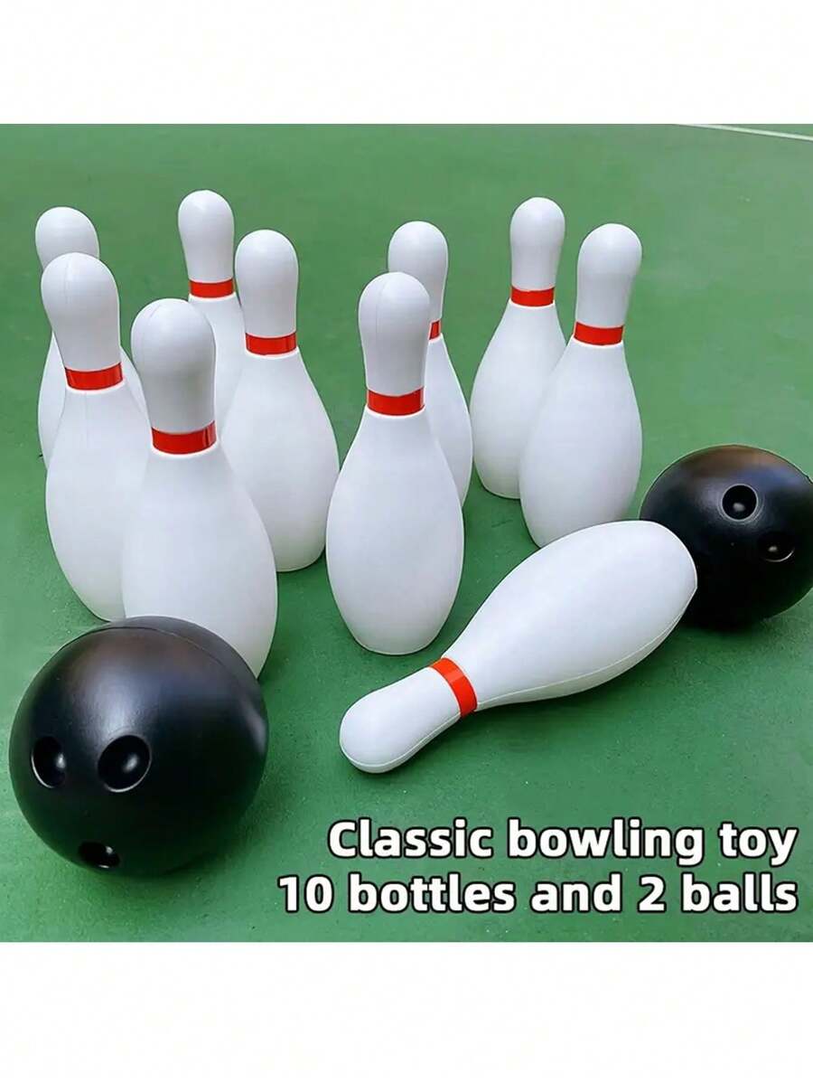 10pcs/Set Bowling Toy Set, Children Sports Toy For Indoor And Outdoor ...