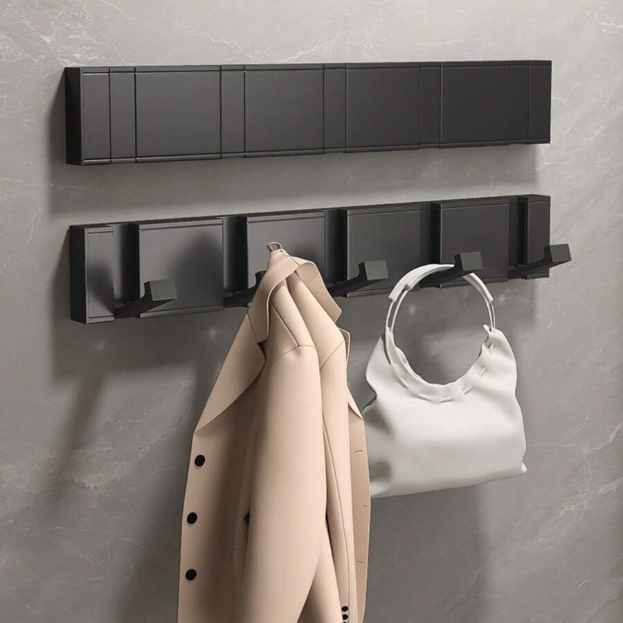 Drilled Invisible Hooks That Can Be Hung On The Wall Of The Bathroom ...