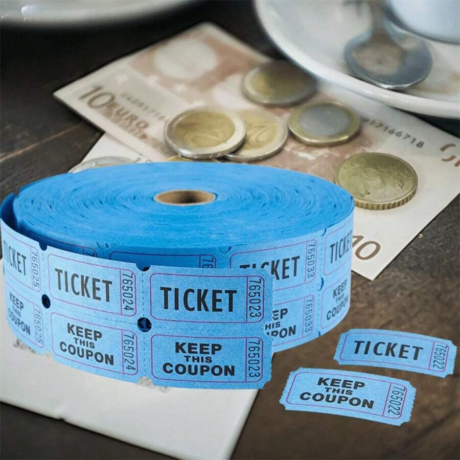 100 Raffle Tickets, Good For Pairs, Event Tickets, Admission Tickets ...
