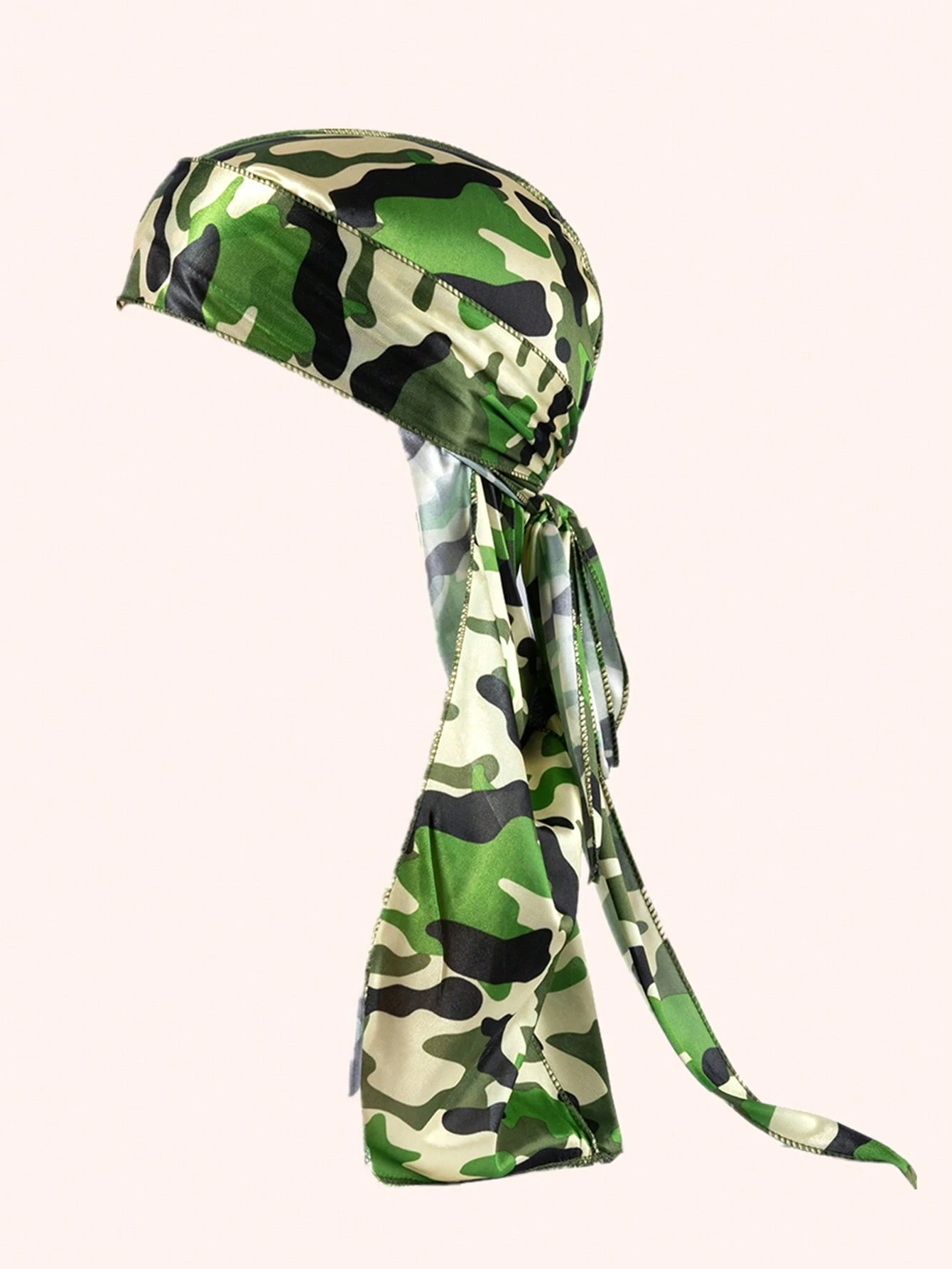 Silky Durag Pirate Cap Long Tail Headwraps For Men And Women Silky ...